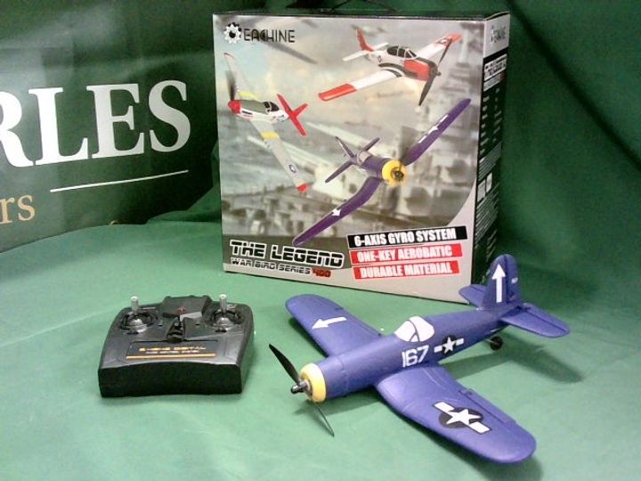 THE LEGEND WARBIRDS F4U CORSAIR RC PLANE 3169881-Simon Charles Auctioneers