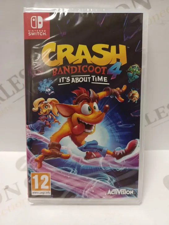 SWITCH CRASH BANDICOOT 4: IT'S ABOUT TIME 4268401-Simon Charles Auctioneers