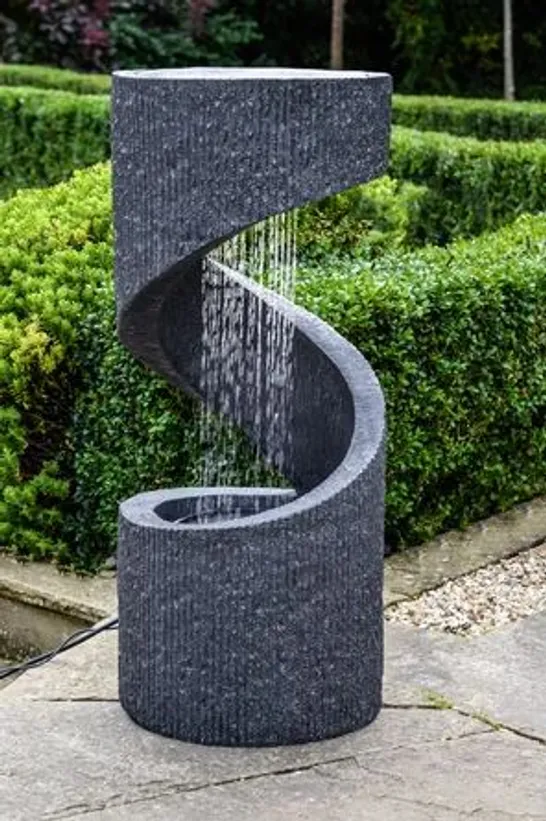 SPIRAL WATER FEATURE WITH LED (1 BOX) 4462579-Simon Charles Auctioneers