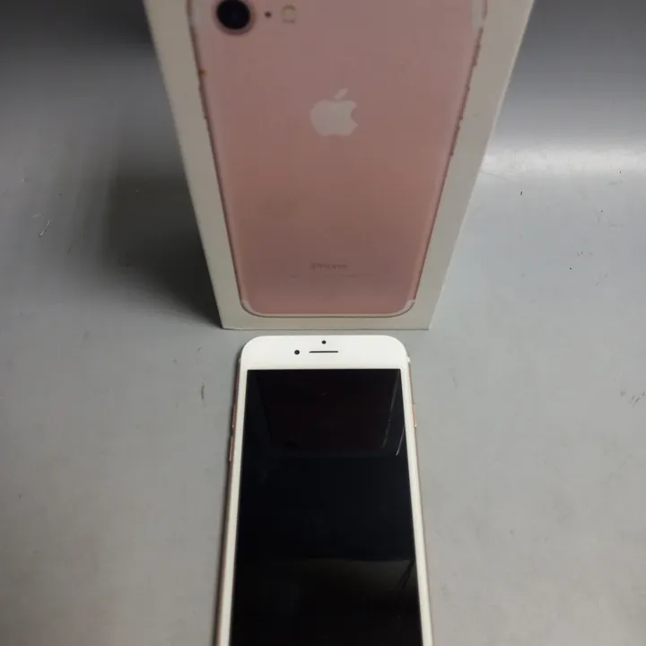 BOXED IPHONE 7 PINK 32GB 4698253-Simon Charles Auctioneers