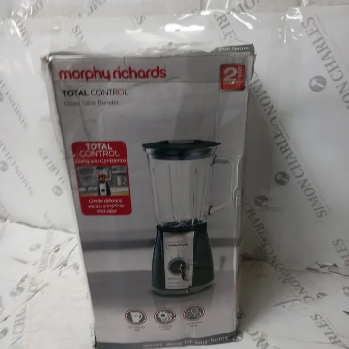 BOXED MORPHY RICHARDS GLASS BLENDER 4579794-Simon Charles Auctioneers